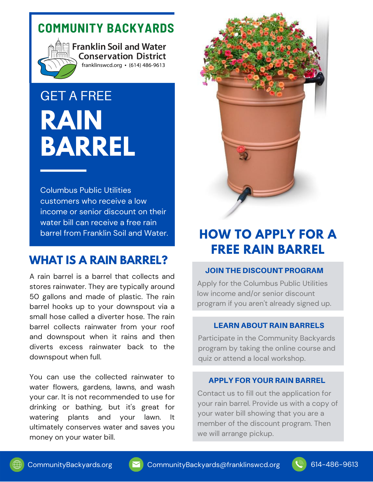 Free Rain Barrel Program - Rain Barrels - Franklin Soil and Water ...